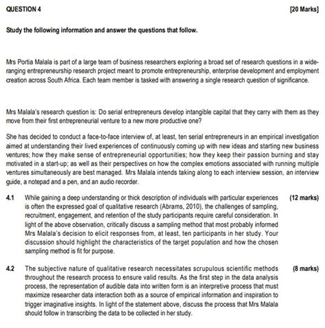 Solved QUESTION Marks Study The Following Information Chegg Com