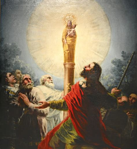 El Apóstol Santiago Y Sus Discípulos Adorando A La Virgen Del Pilar