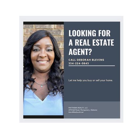 Deborah Blevins Real Estate Agent Matthews Realty Llc Linkedin