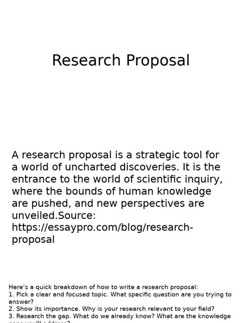 Research Proposal Outline Pdf Apa Style Citation