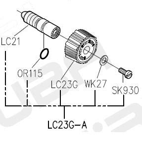 Регулятор длины стежка LC23G-A (original) купить в Москве с доставкой в ...