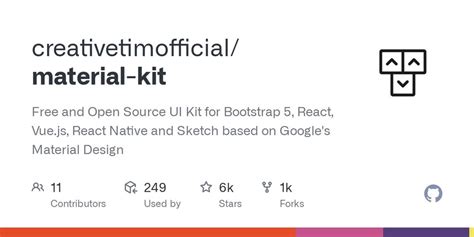 Material Kit Open Source Ui For Bootstrap React Vuejs React Native Rwebdev