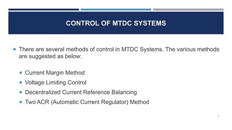 Mtdc Systems Control And Protection Of Mtdc Systems Pptx