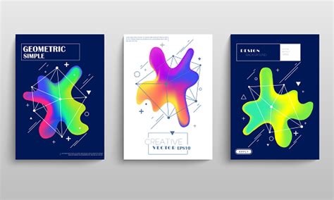 그래픽 기하학적 요소로 설정된 템플릿을 다룹니다 브로셔 포스터 표지 및 배너에 적용됩니다 벡터 그림입니다 0명에 대한 스톡 벡터 아트 및 기타 이미지 Istock