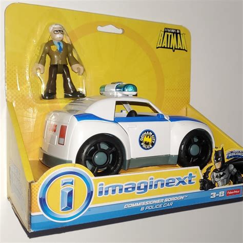Imaginext Legends Of Batman Commisioner Gordon 3 Figure And Police Car