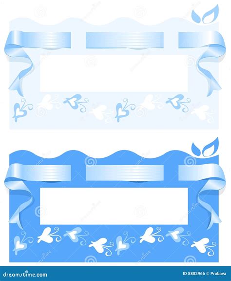 Framework With A Ribbon Stock Vector Illustration Of Background 8882966