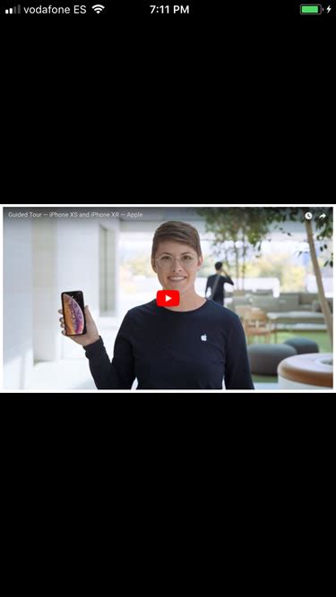 Swift Wkwebview Embed Youtube Scale Video Thumbnail Stack Overflow