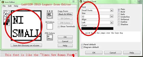 solved small font in labview 2013 2012 icon editor ni community