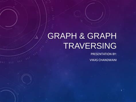data structure graph and graph traversing ppt computing