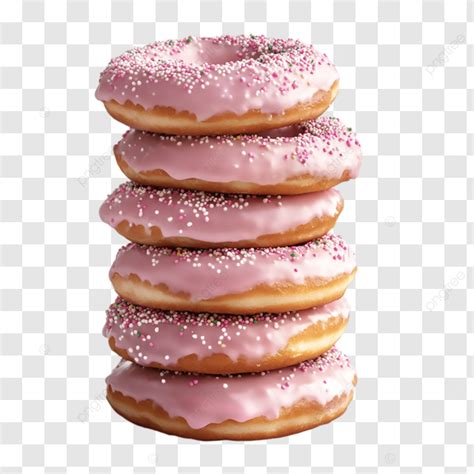 다채로운 스프링클을 곁들인 생동감 넘치는 핑크 도넛 핑크색 프로스트 도넛 도넛 스택 뿌려진 도넛 Png 일러스트 및 이미지 에 대한 무료 다운로드 Pngtree