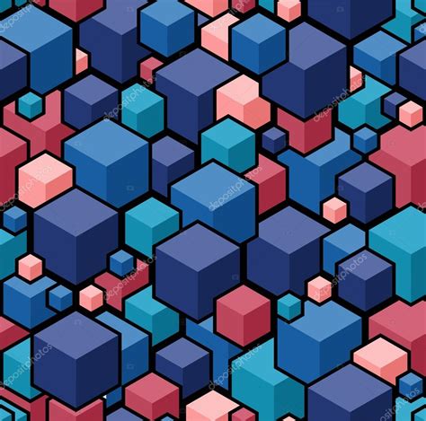Cube Seamless Pattern — Stock Vector © Nickg76 67838469