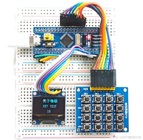 零基础stm32单片机编程入门三十二 4乘4矩阵键盘介绍及实战源码stm32 44矩阵键盘 Csdn博客
