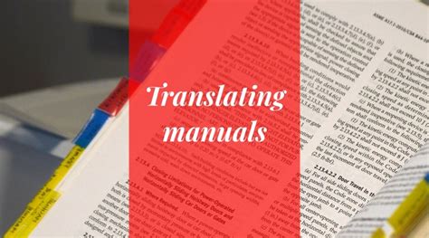 Everything You Need To Know About Translating Manuals Aploq Localization Agency