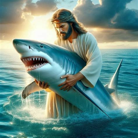 Jesus Vs Requin Jesus Christ Images Inspirational People Jesus Christ