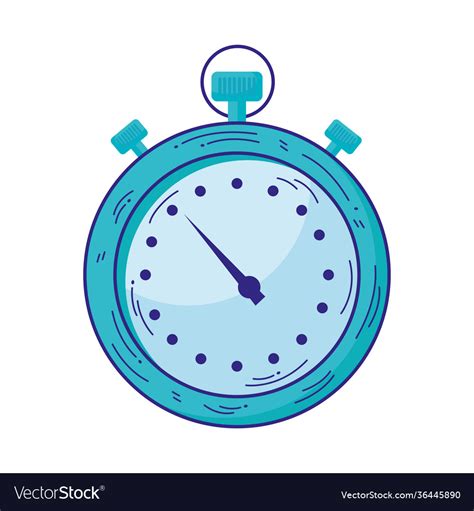 chronometer timer counter isolated icon royalty free vector