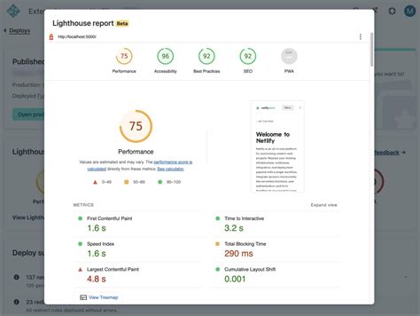 Enable Lighthouse Reports With Web Vitals For Each Deploy Netlify Blog