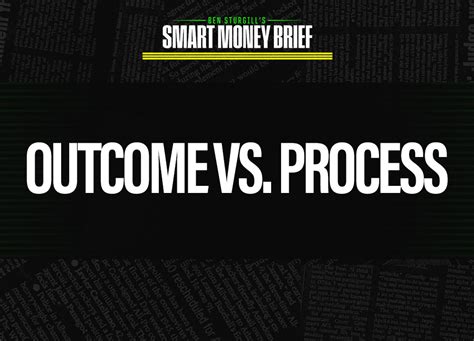 ️ Outcome Vs Process 👑 Smart Money Brief