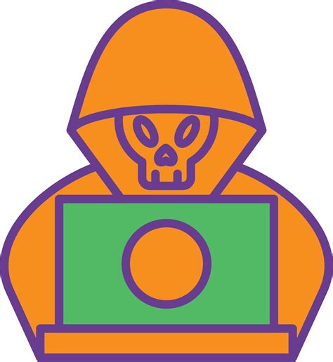 Hacker Line Filled Two Color 9570013 Vector Art At Vecteezy