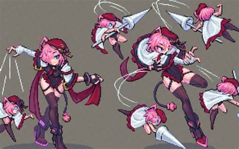 Create Nsfw Pixel Animation 2d Game Character Sprite Sheet For Your