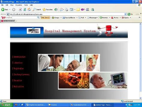 Hospital Management System ASP NET Project Code With C