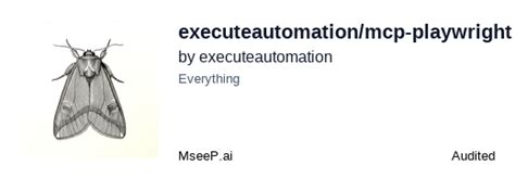 Github Executeautomationmcp Playwright Playwright Model Context Protocol Server Tool To