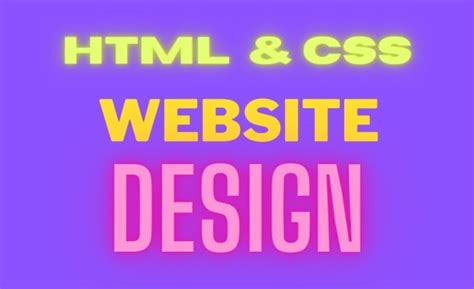 Do Create Html And Css Website Design By Sanaullah007 Fiverr
