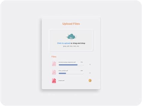 Jatin Ratnam On Linkedin Dailyui Uiuxdesign Fileuploadui Designchallenge Productdesign