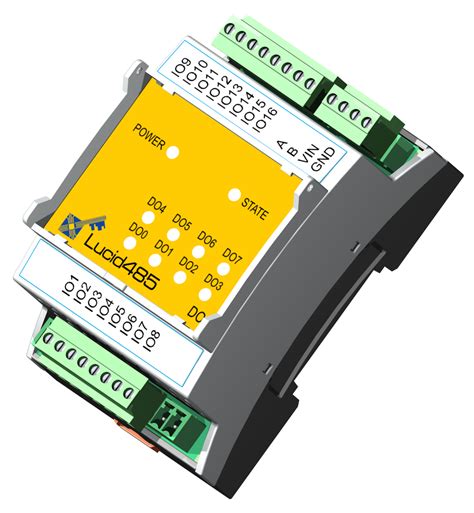 Lucid485 Serial Rs 485 Analog Digital Io Module Modbus Rtu