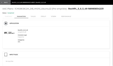 HPL Singularity AMD Accelerator Cloud Help HPL Singularity AMD Accelerator Cloud Help