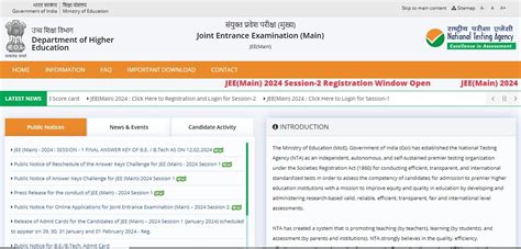 JEE Main Result NTA JEE Session Scorecard Link Active At Jeemain Nta Ac In Check Latest