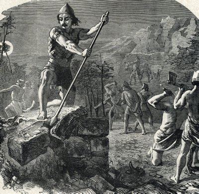 Gideon Destroying The Altar Of Baal By French Babe