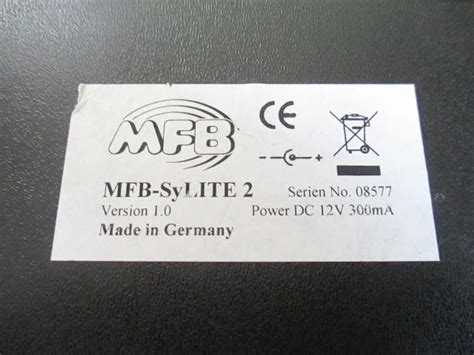 matrixsynth mfb synth lite ii synthesizer sn 08577
