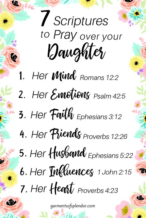 Seventeen Powerful Prayers For My Daughter With Free Printables