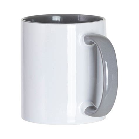 Funny Gray Js Coating Mug For Sublimation Js Coating Gray Mugs And