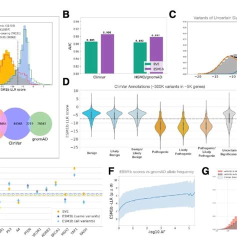 Esm1b Predicts Variant Effects Without Homology Coverage A Esm1b Is