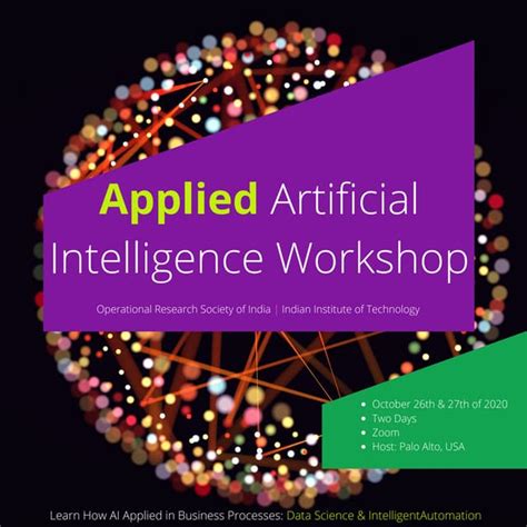 Applied Artificial Intelligence Workshop Pdf Technology Industry