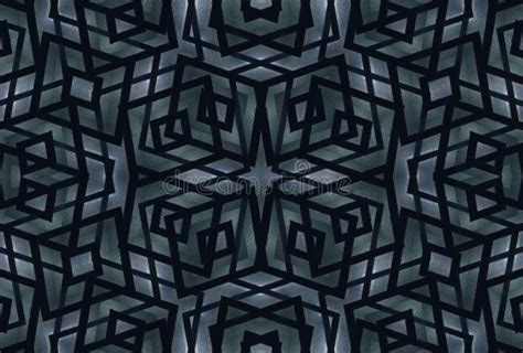 Geometric Futuristic Dark Pattern Stock Illustration Illustration Of Complex Artistic 54450793