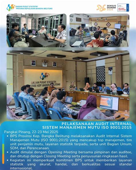 Internal Audit Implementation Iso 9001 2015 Quality Management System News And Press Release