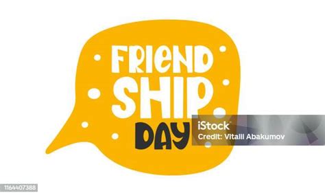 8월 국제 우호의 날 친구들은 좋아합니다 해피 홀리데이 매년 축하 사회적 단합 영원히 함께 포스터 인사말 카드 배너 및 배경 벡터 일러스트레이션 국제 우정의 날에 대한 스톡