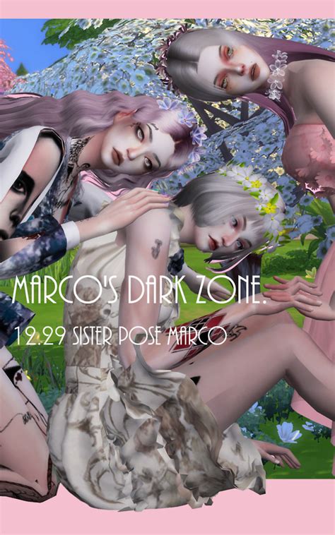 12 29 Sister Pose Marco You Need Pose Player And Teleport Any Sim Include 3 Adult Poses