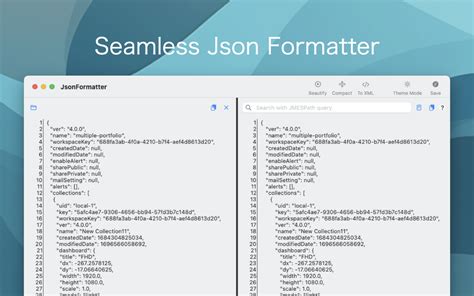 json formatter for macos r sideproject