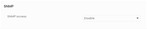 How To Deactivate Disable SNMP On Switch In NCC Zyxel Community