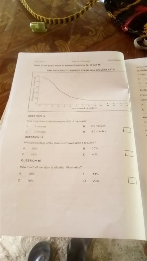 Refer To The Graph Below To Answer Questions 14 15 And 16 Time Require