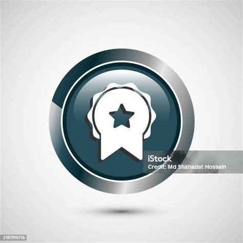 수상 아이콘 디자인 일러스트 우승 아이콘 챔피언 기호 그레이 컬러 라운드 버튼 디자인 Championship에 대한 스톡 벡터 아트 및 기타 이미지