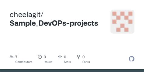 Github Cheelagit Sample Devops Projects