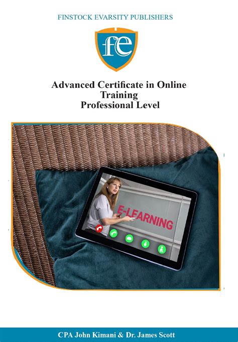 Advanced Certificate In Online Training Professional Level Finstock Evarsity Resources