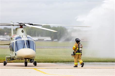 Partnering On Safety Pne Airport Joins Leonardo Helicopters Emergency