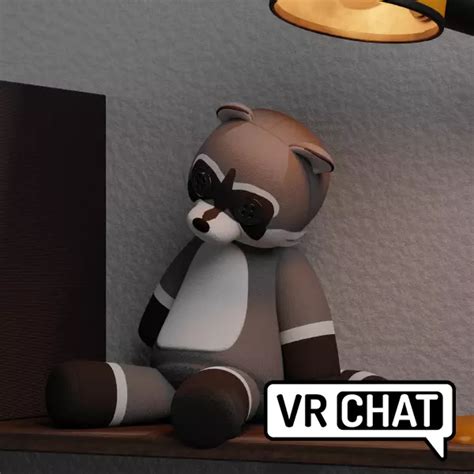 Rooccie Plushie Vrchat By Rose Vrcarena
