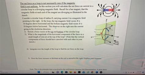 27C Magnetic Force On A Current Loop Calculating Chegg Com