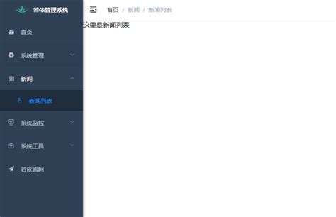 若依管理系统ruoyi vue（一）：项目启动和菜单创建 一枝梅的博客 专注于java开发的小站